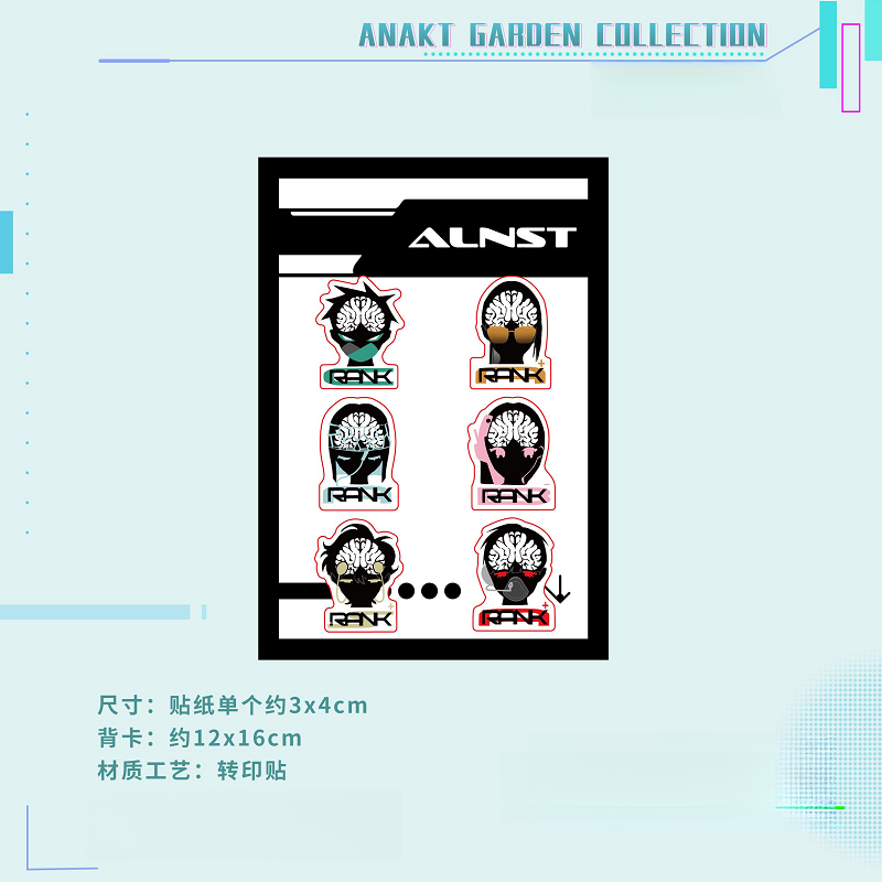 Pre-order Alien stage ANAKT GARDEN COLLECTION Sticker Set