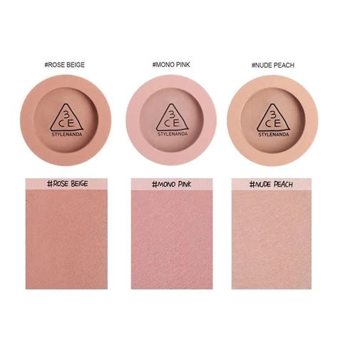 3CE NEW Mood Recipe Face Blush Style Nanda 3 Concept Eyes (Mono Pink)