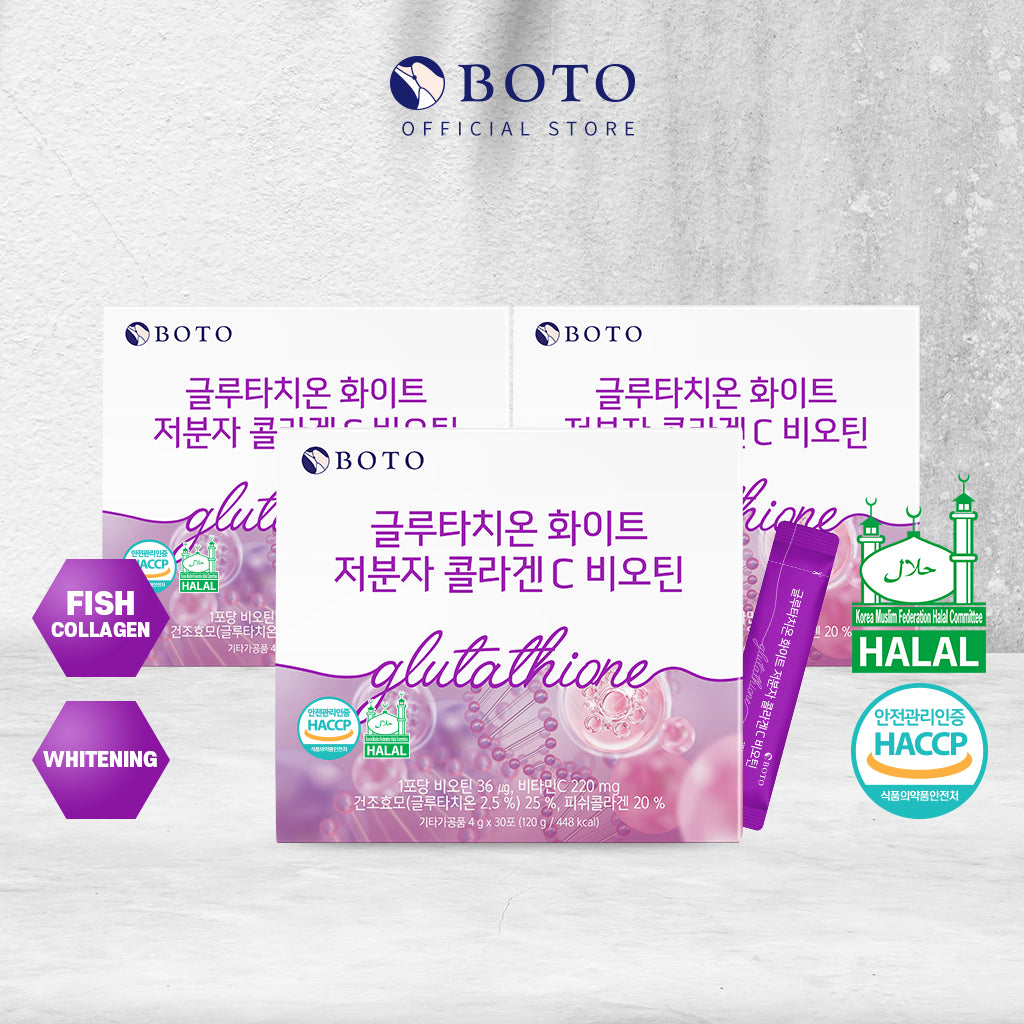 [Mega sale, 3boxes] BOTO Glutathione White Small Molecule Collagen C