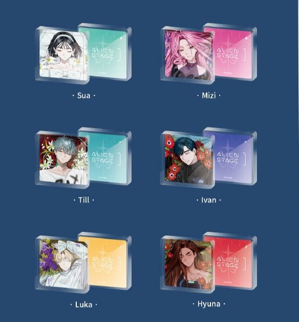 MARCHMONSTER x Alien Stage - Drowing Bloom Series Mini Acrylic Block